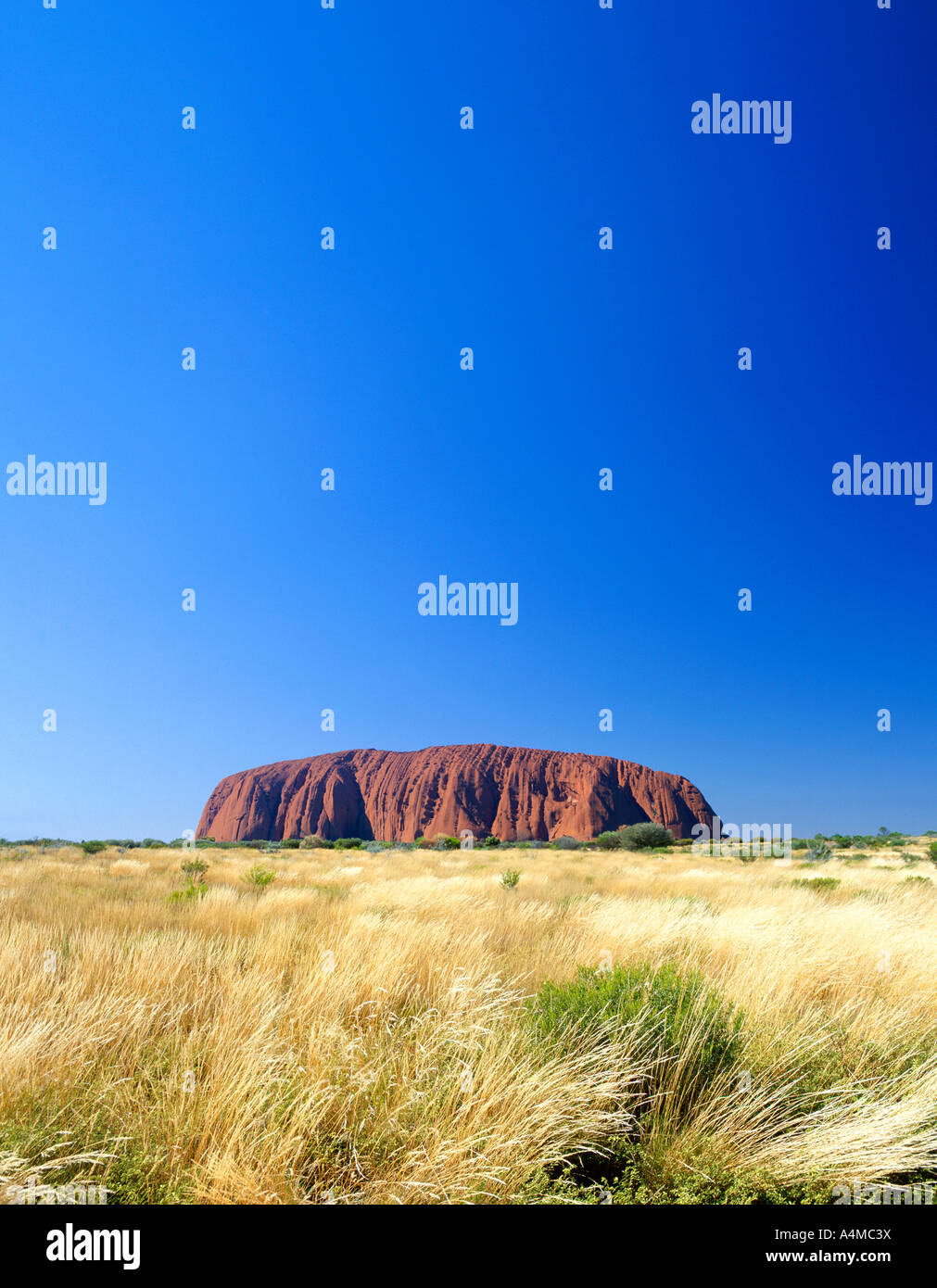 Uluru Ayers Rock in the Northern Territories of Australia. Photographed ...