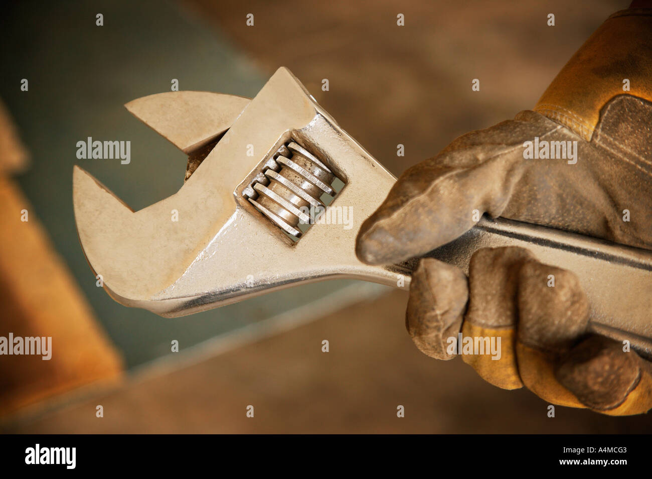 A crescent wrench Stock Photo - Alamy