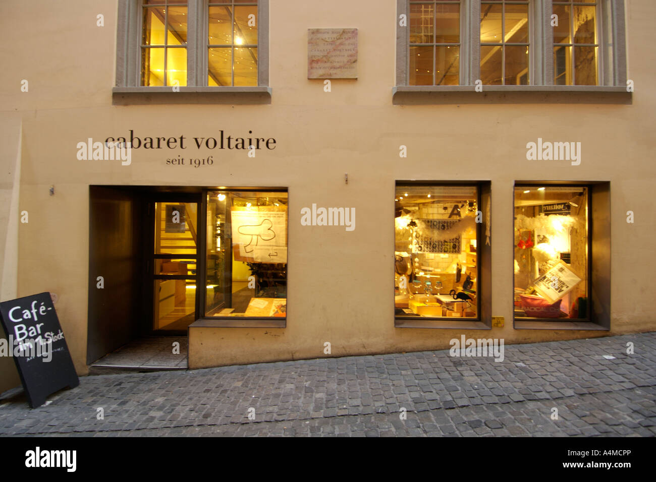 Cafe voltaire zurich hi-res stock photography and images - Alamy