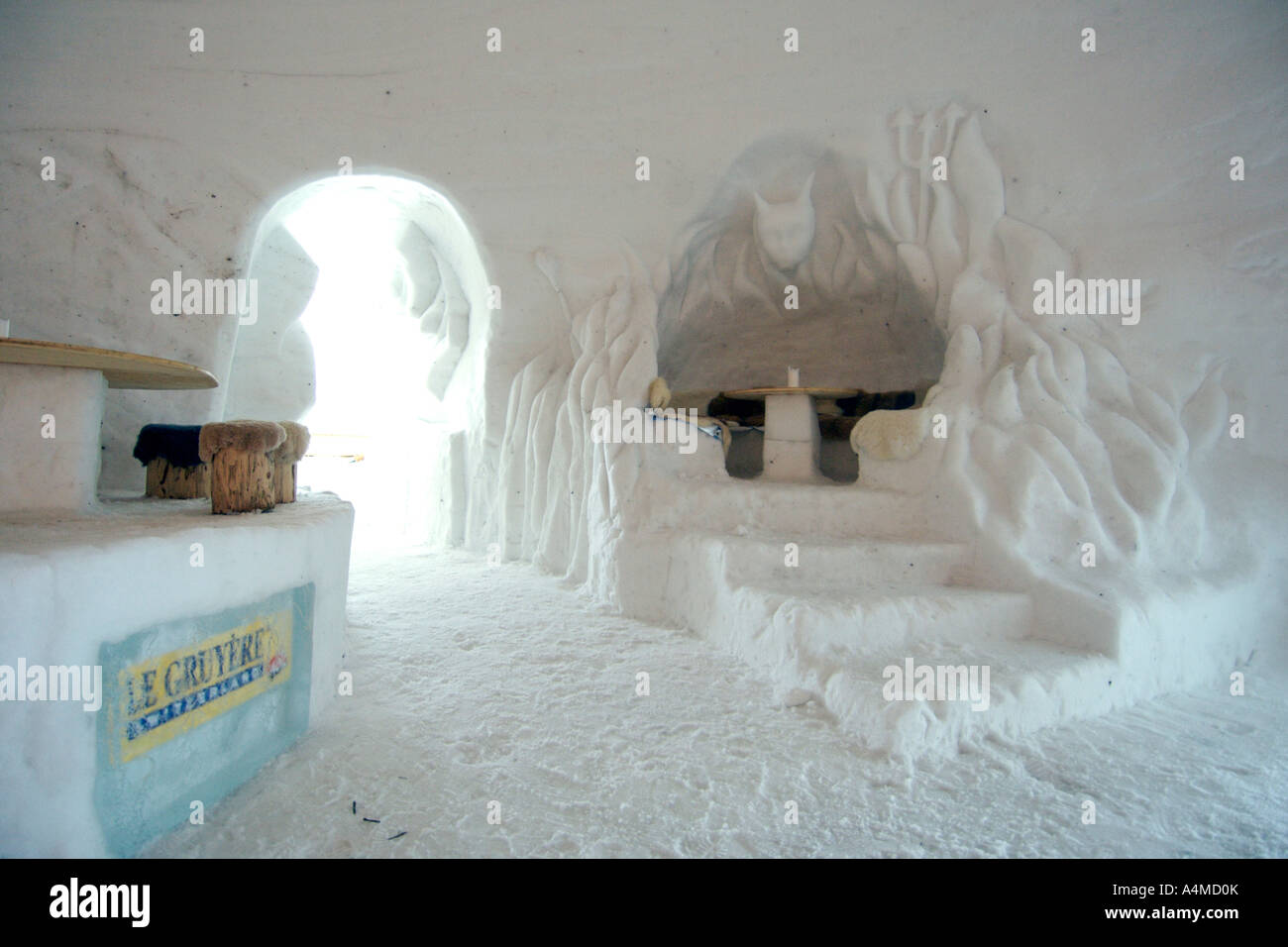 Inuit Igloo Interior