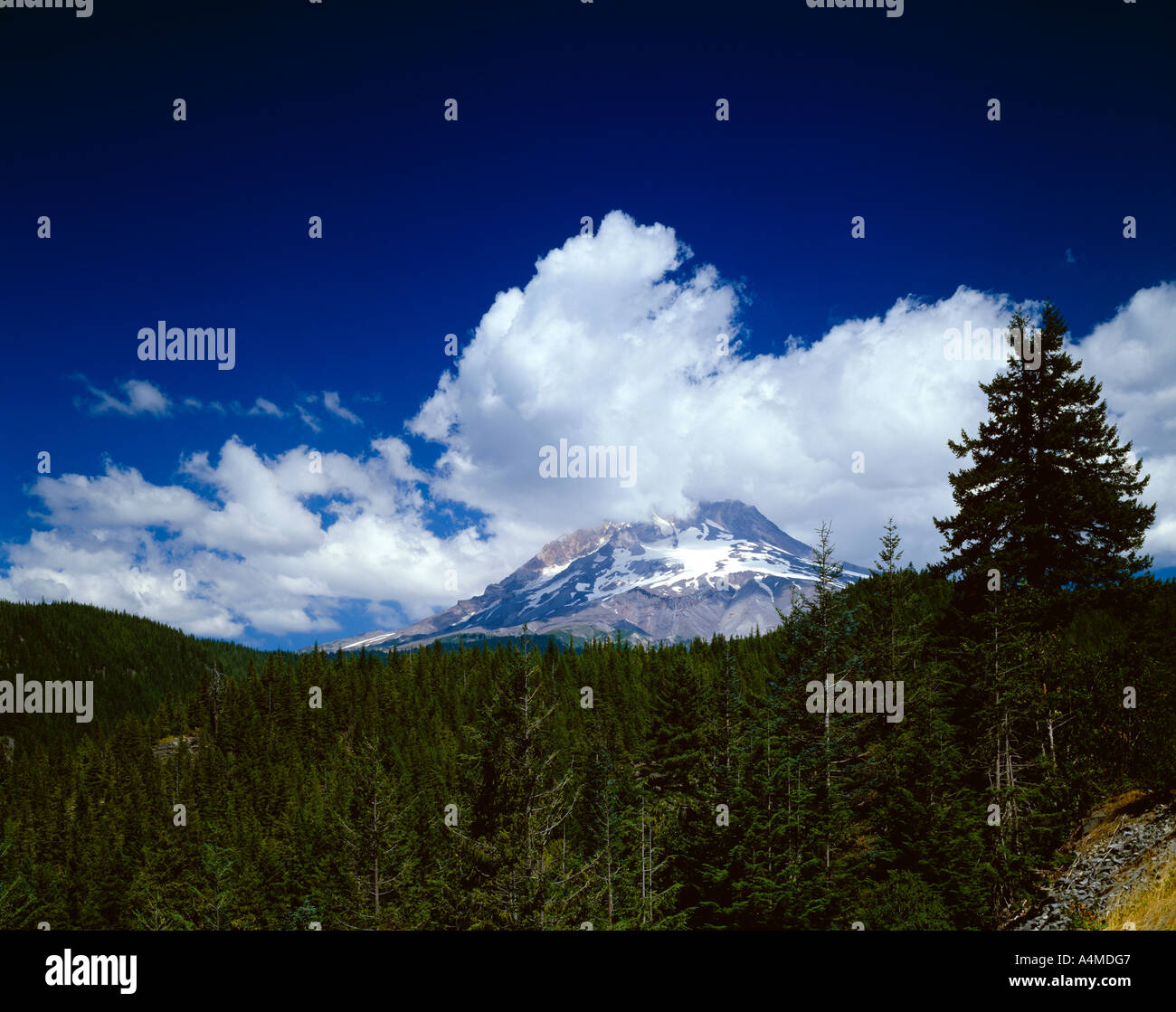 Clouds hover over snowy hi-res stock photography and images - Alamy