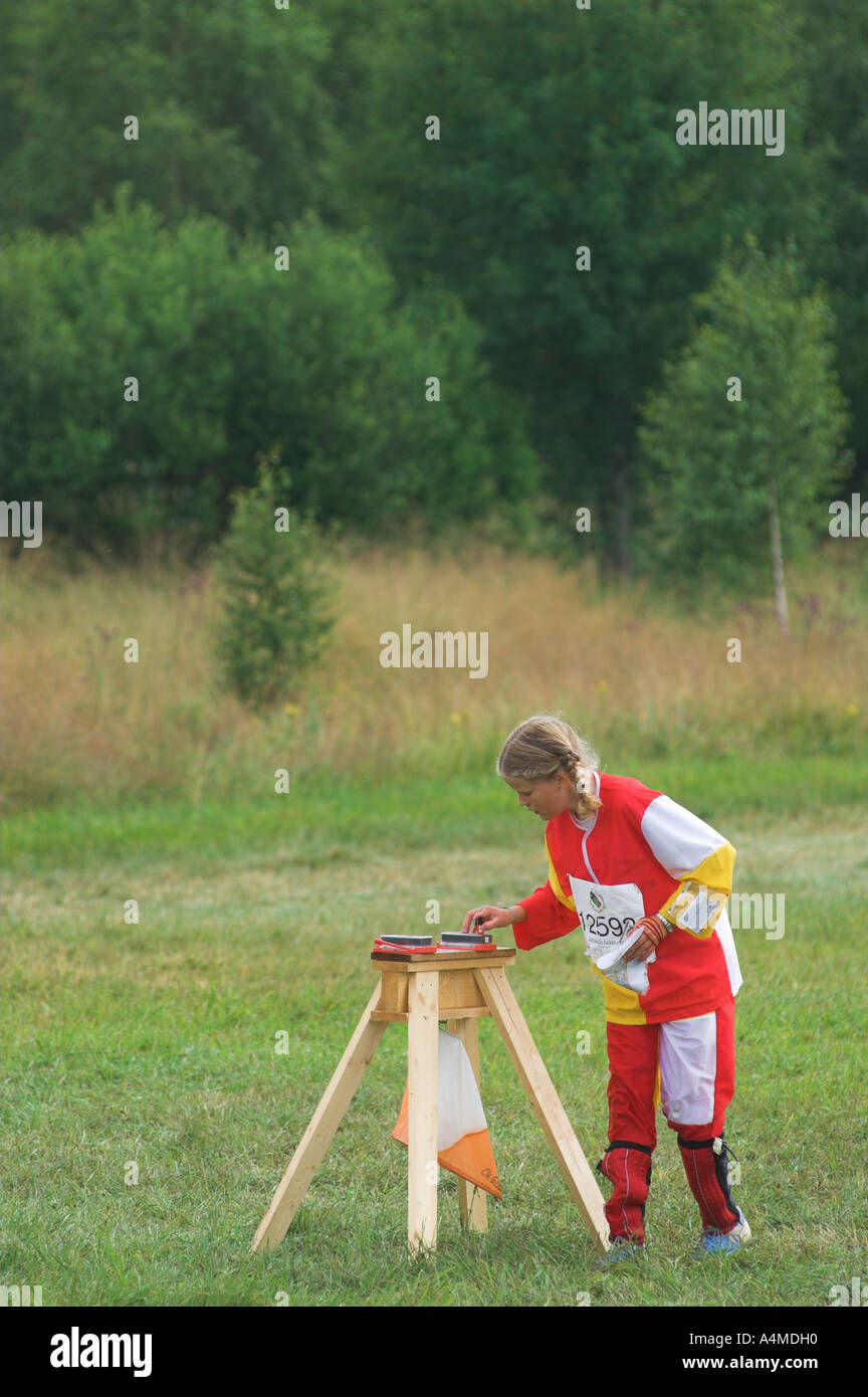 Orienteering. O-ringen, Sweden Stock Photo - Alamy