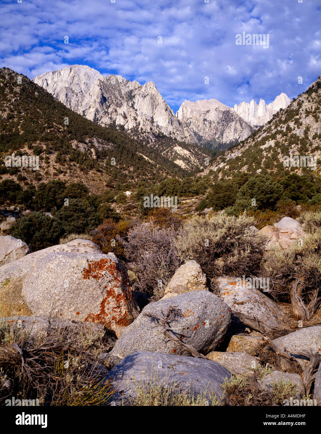 Mount Whitney, Sierra Nevada Range, Sierra Nevada, California, USA ...