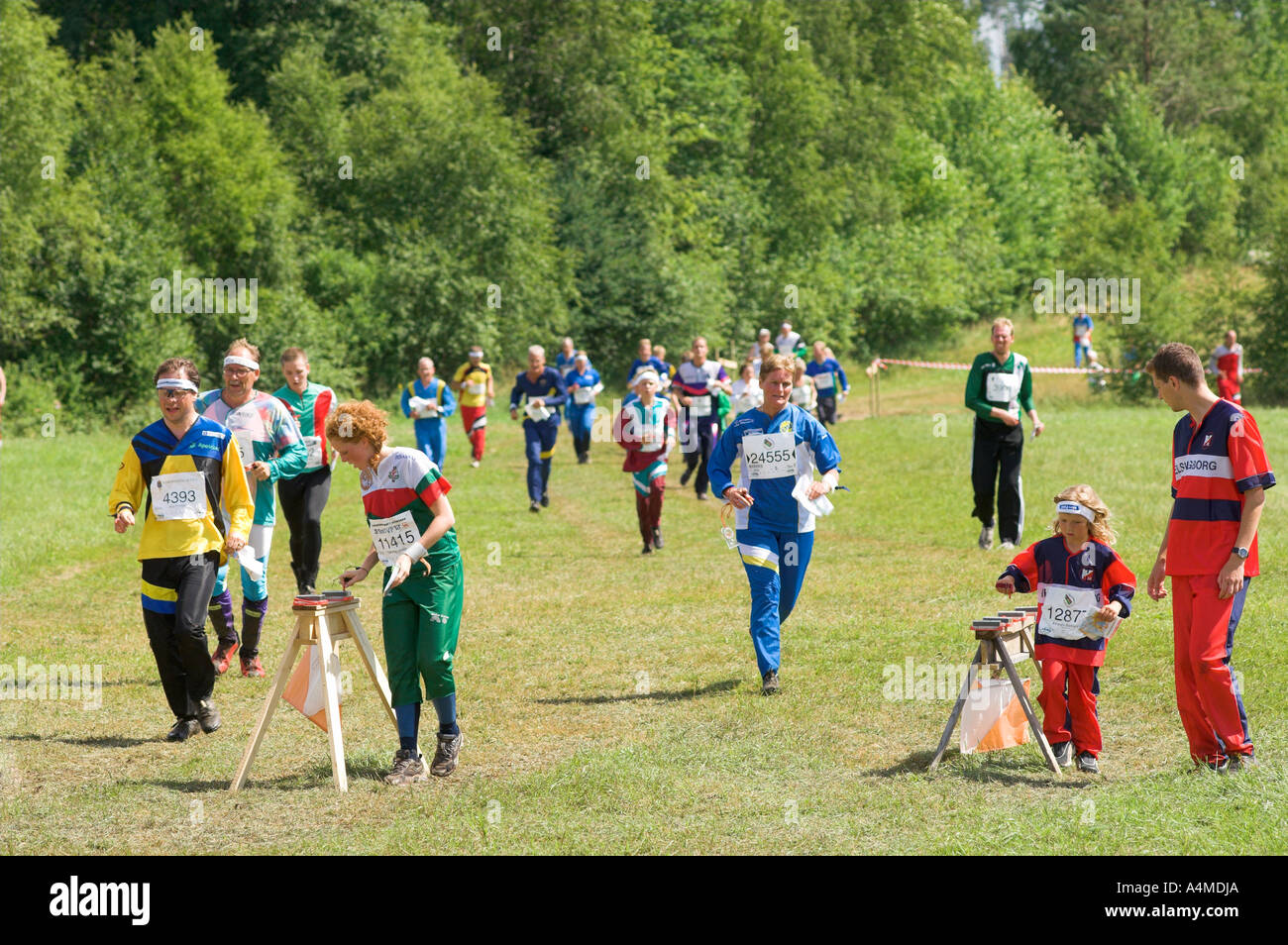 Orienteering. O-ringen, Sweden Stock Photo - Alamy