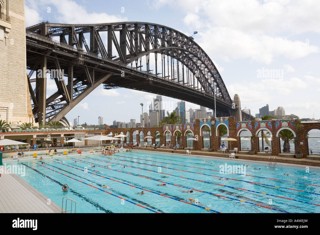 Sydney bridge pool hi-res stock photography and images - Alamy