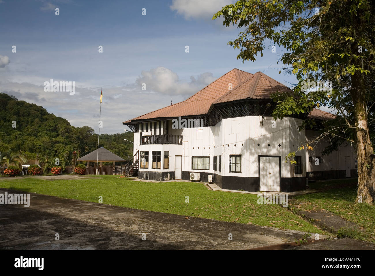 Malaysia Borneo Sarawak Kapit Fort Sylvia British era headquarters ...