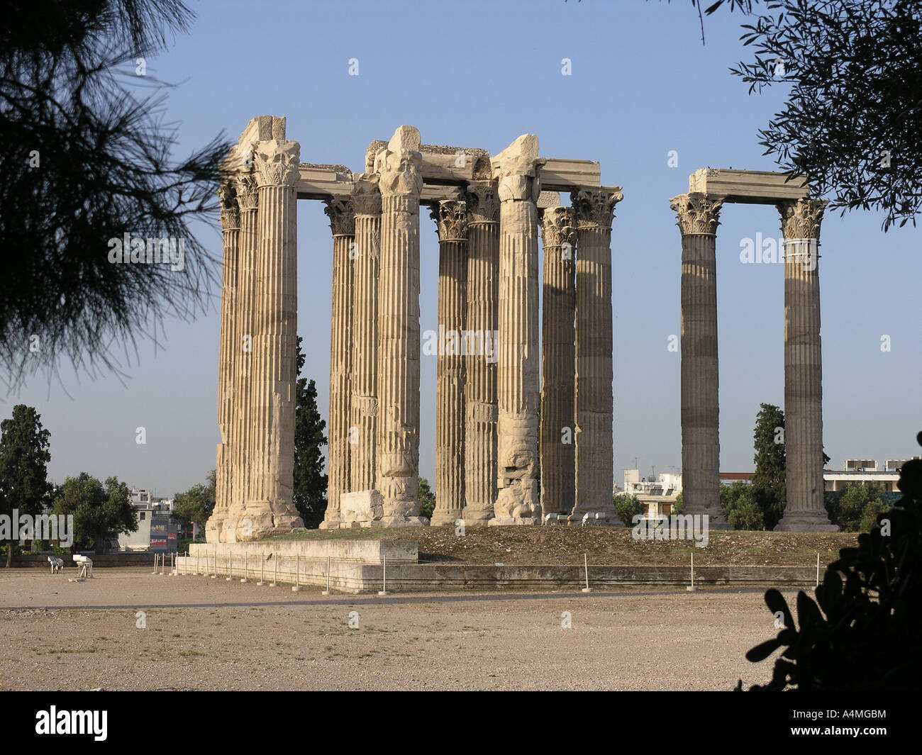Temple of Olympian Zeus Stock Photo - Alamy