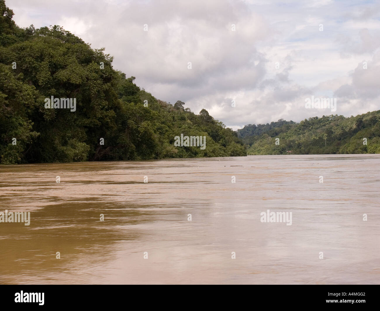 Malaysia Borneo Sarawak Rejang River Stock Photo - Alamy