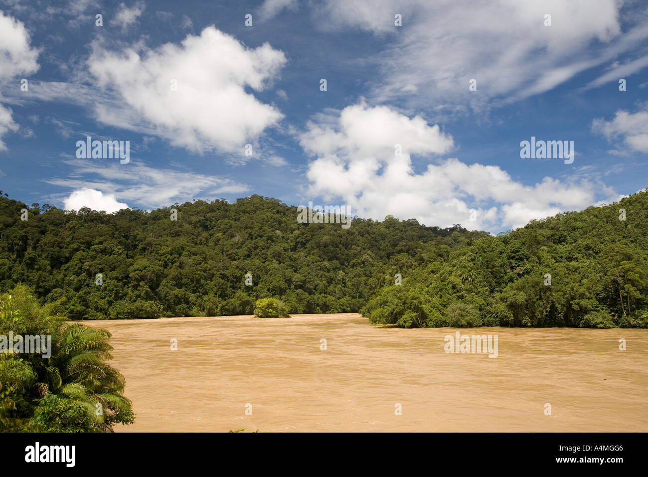 Malaysia Borneo Sarawak Rejang River Pelagus Rapids Stock Photo - Alamy