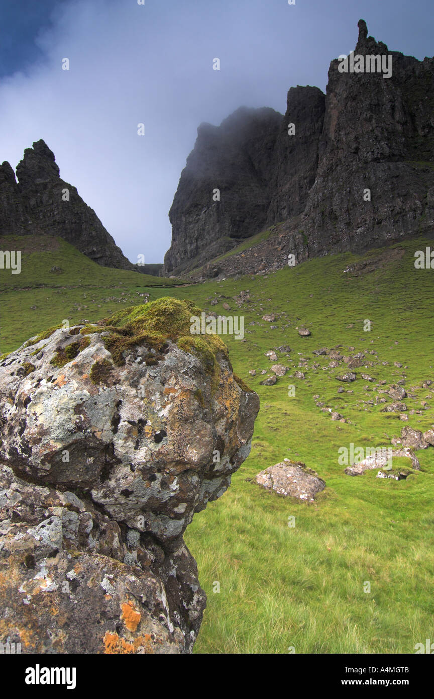 Rock formations . Isle of Skye, Scotland Stock Photo - Alamy
