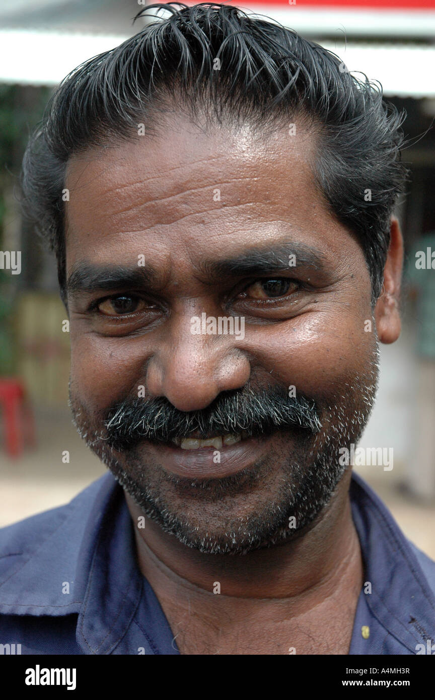 Market trader in Kerela India Stock Photo - Alamy