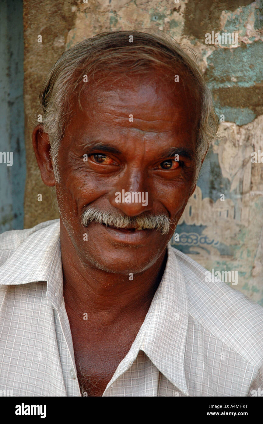 Man in market in India Kerala Stock Photo - Alamy