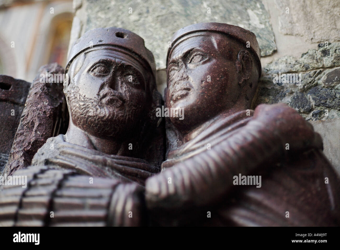 The Four Tetrarchs statue. St Marks Basilica, St Mark's Square, San ...