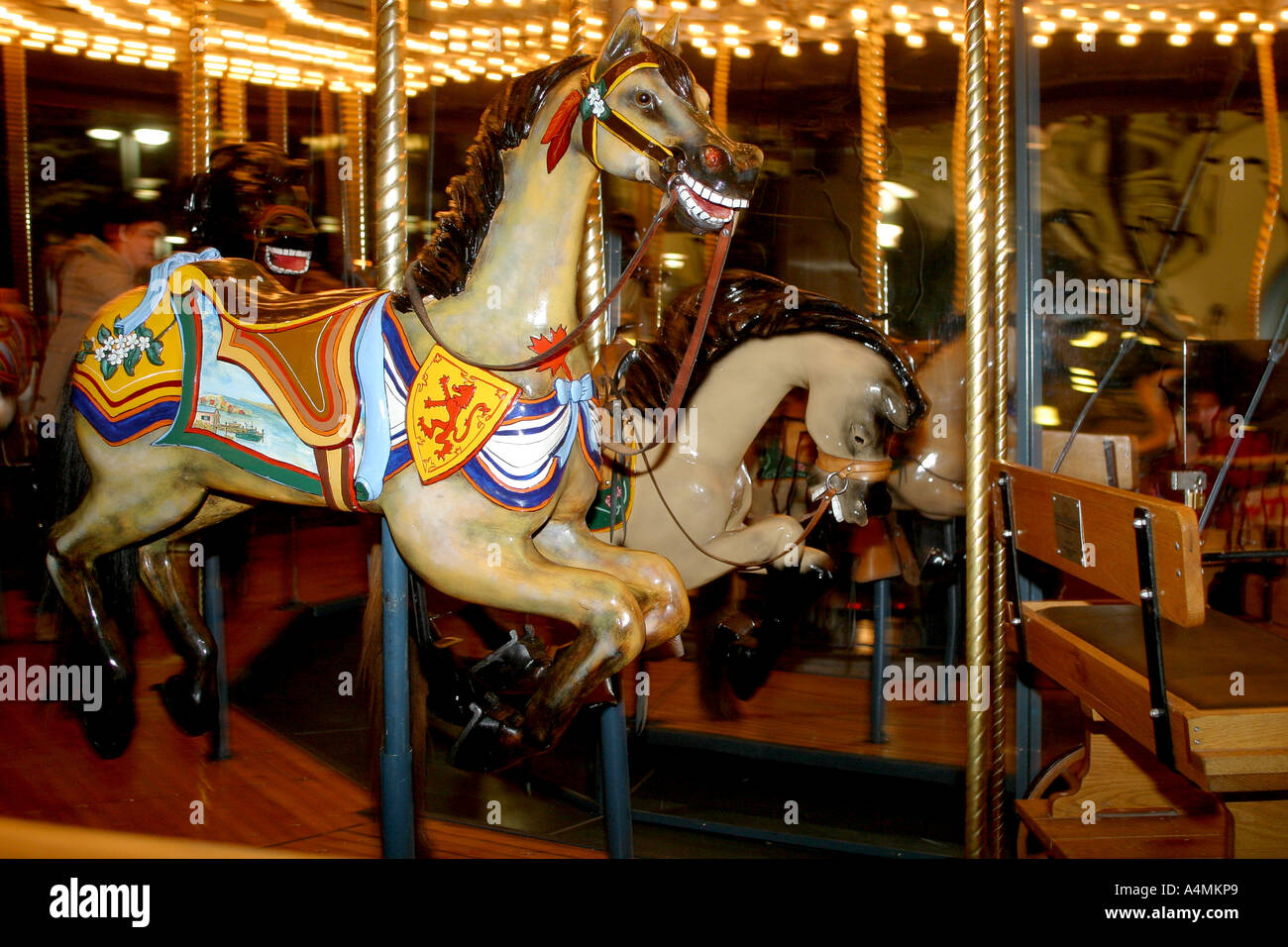 Merry go round Stock Photo - Alamy