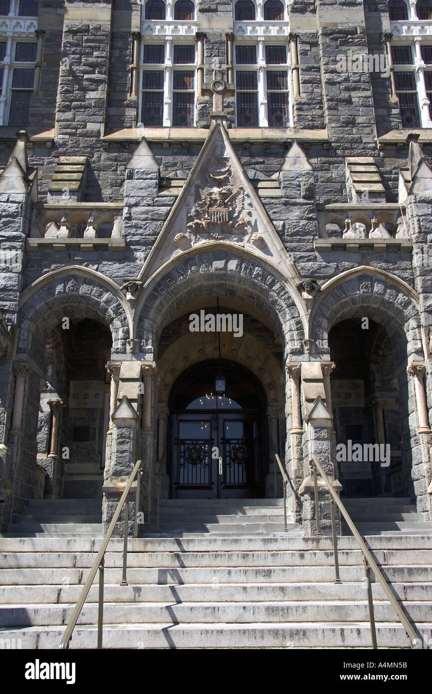 Healy Hall on Georgetown University campus in Washington DC USA Stock ...