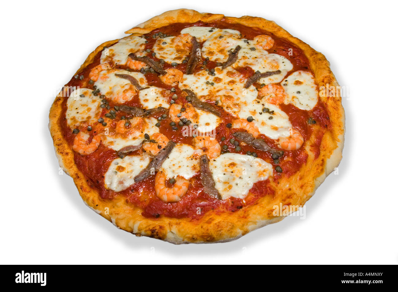 A traditional pizza (Italy). Pizza traditionnelle (Italie Stock Photo ...