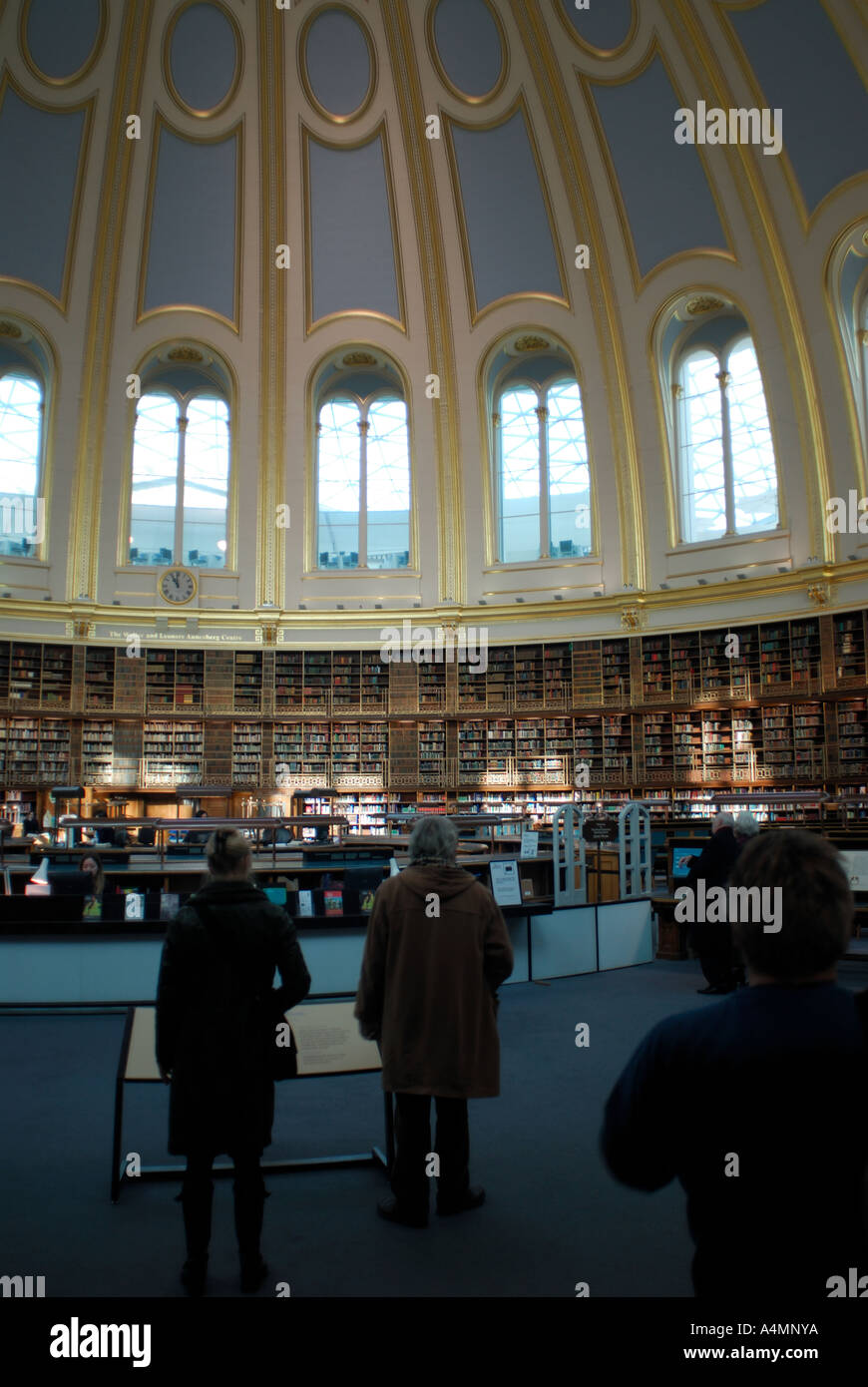 Reading room Library British Museum Stock Photo - Alamy
