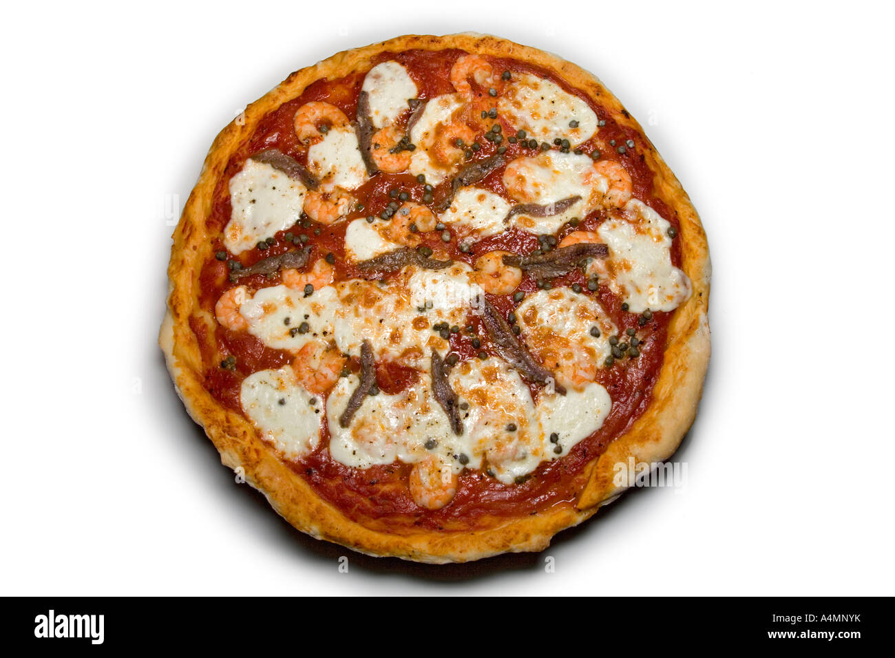A traditional pizza (Italy). Pizza traditionnelle (Italie Stock Photo ...