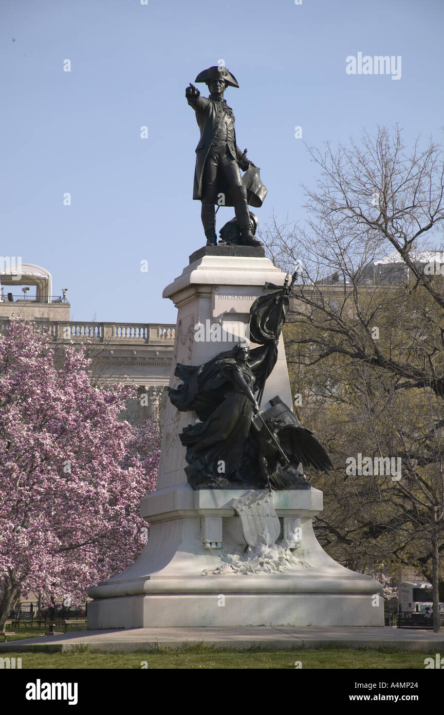 Rochambeau statue lafayette park washington hi-res stock photography ... Rochambeau statue lafayette park washington hi-res stock photography ...