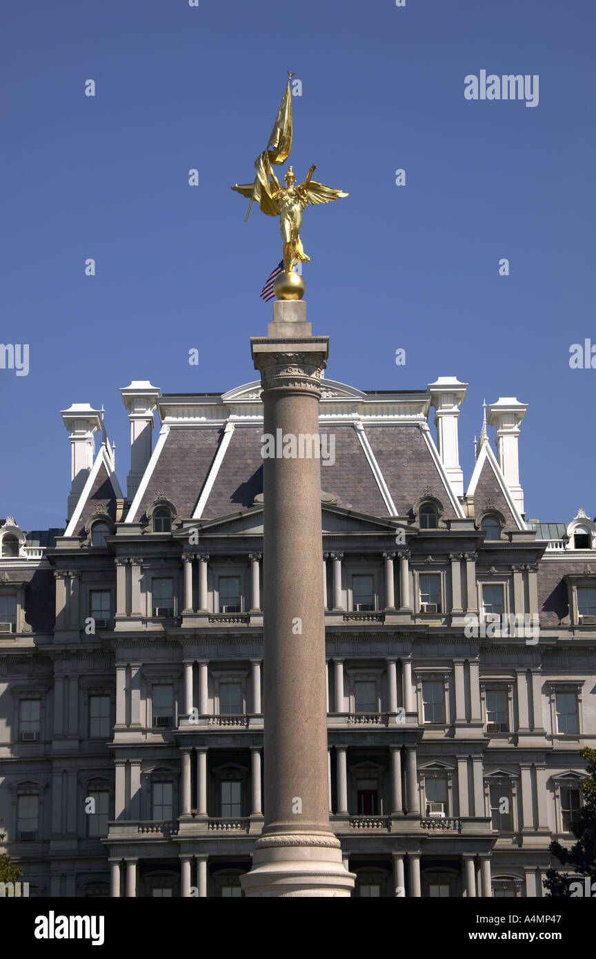 First Division Monument in front of the Old Executive Office Building ...