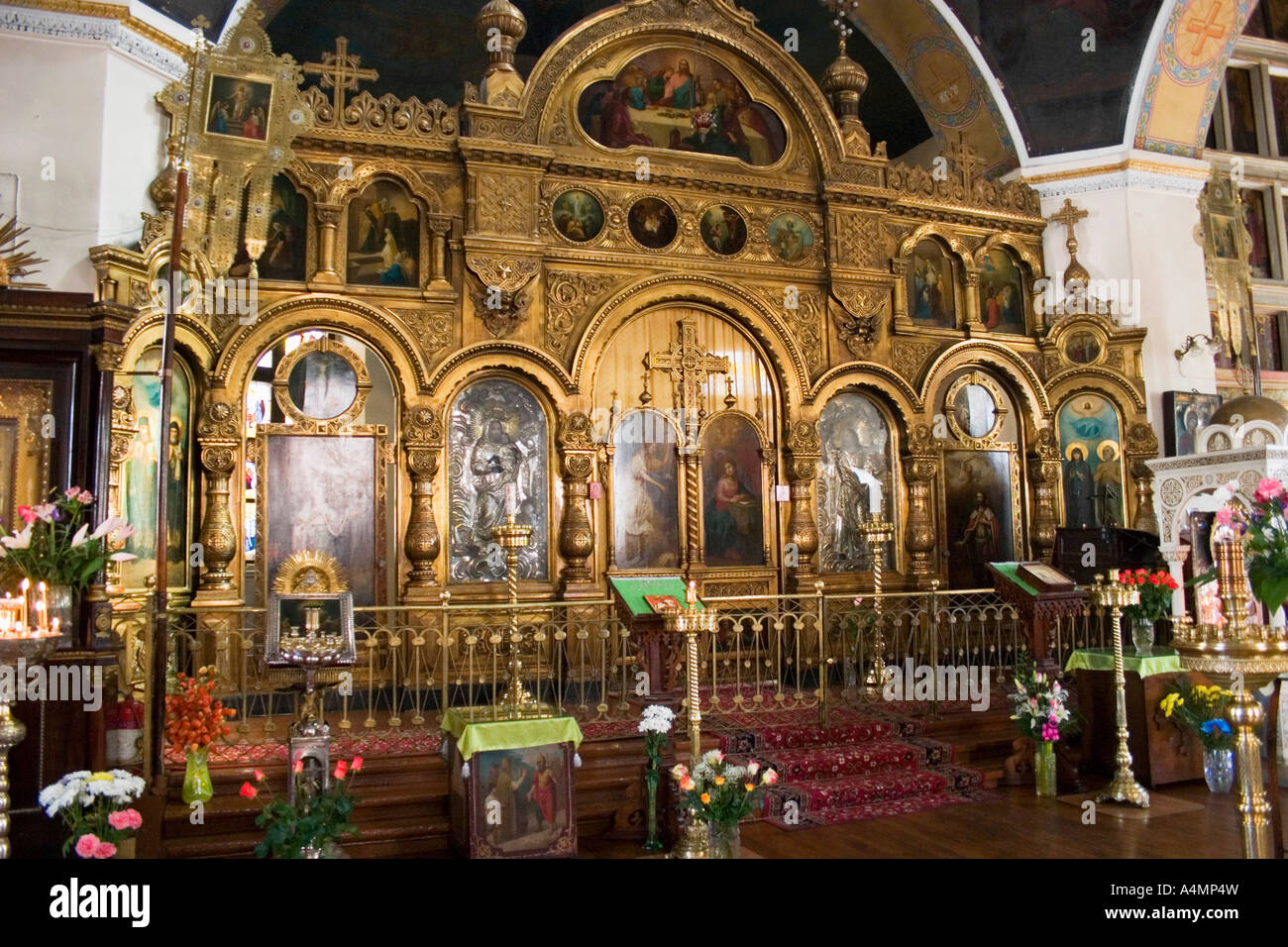 Orthodox Church Interior Tallinn Estonia Stock Photo - Alamy