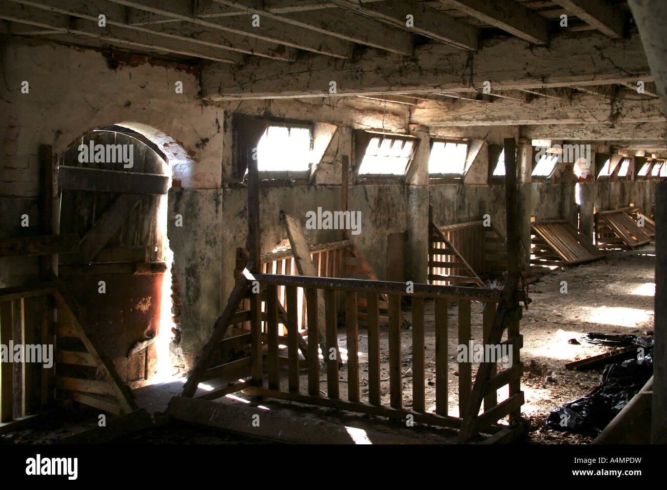 Cowshed interior hi-res stock photography and images - Alamy