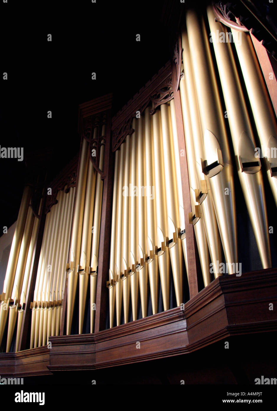 Church organ pipes Stock Photo - Alamy