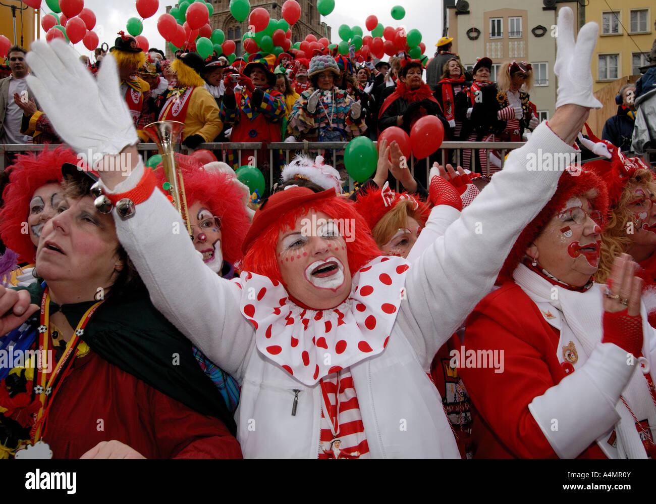 Germans celebrating carnival in Cologne Stock Photo - Alamy