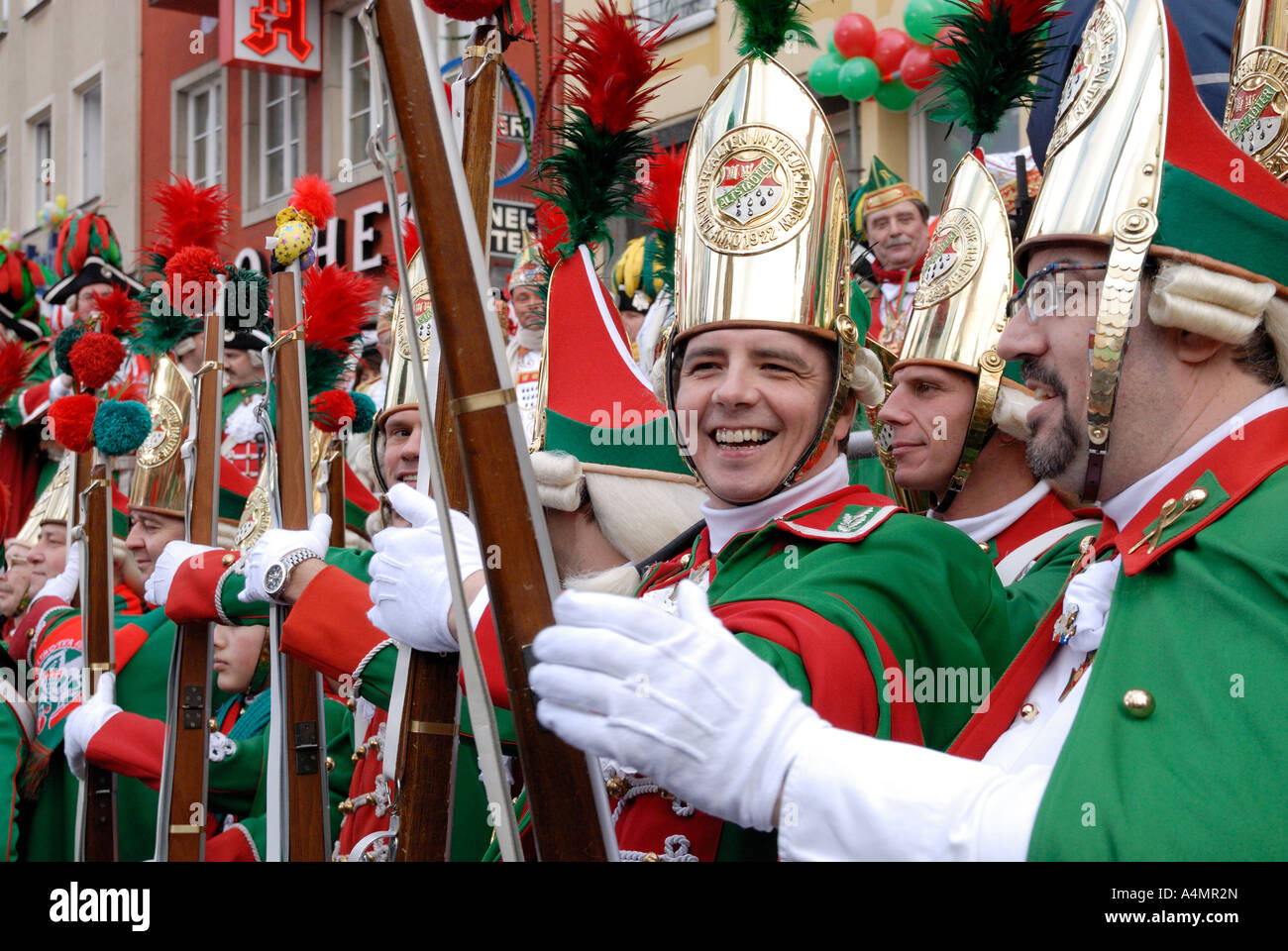 Carnival soldiers parade in Cologne, Germany Stock Photo - Alamy