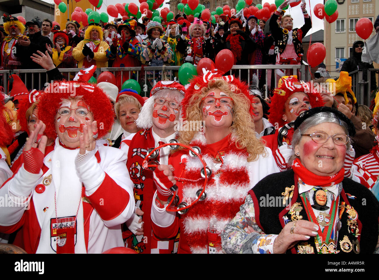 Germans celebrating carnival in Cologne Stock Photo - Alamy