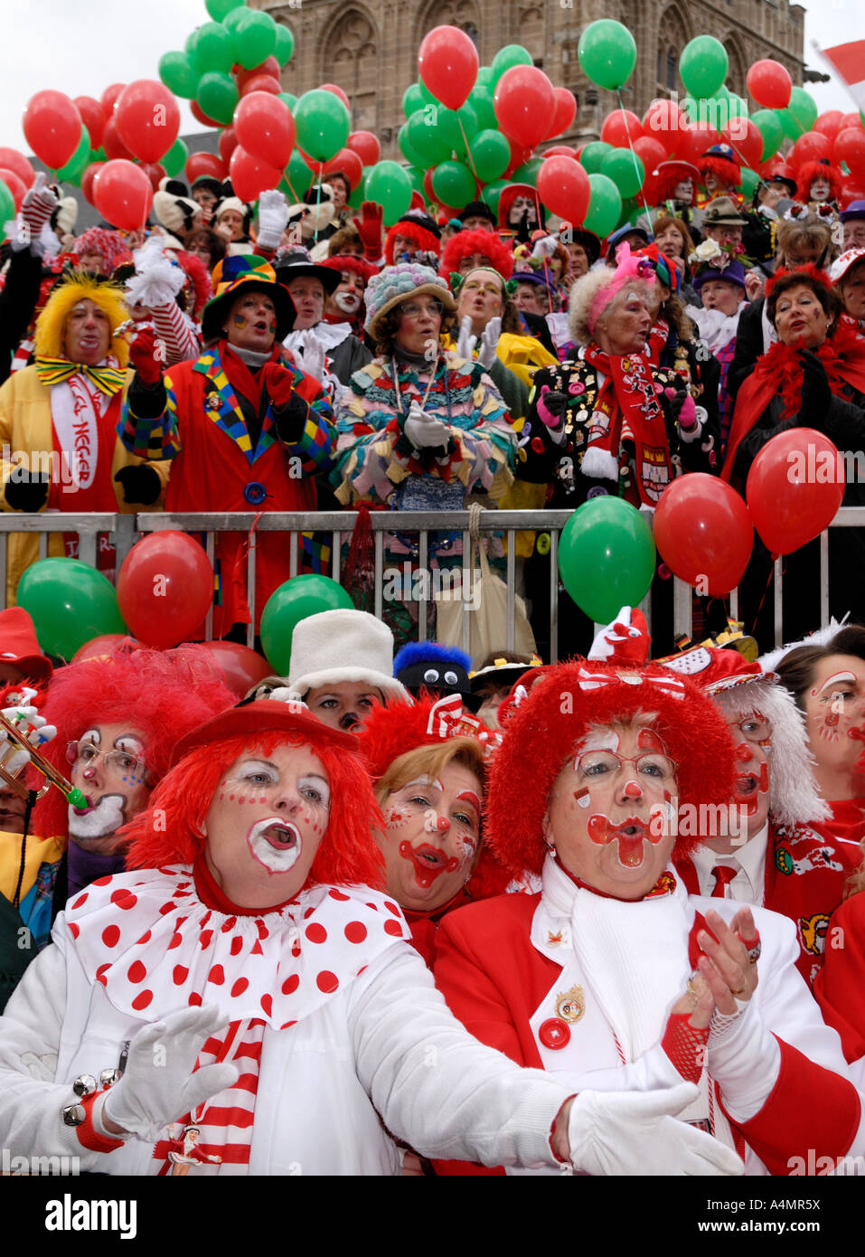 Germans celebrating carnival in Cologne Stock Photo - Alamy