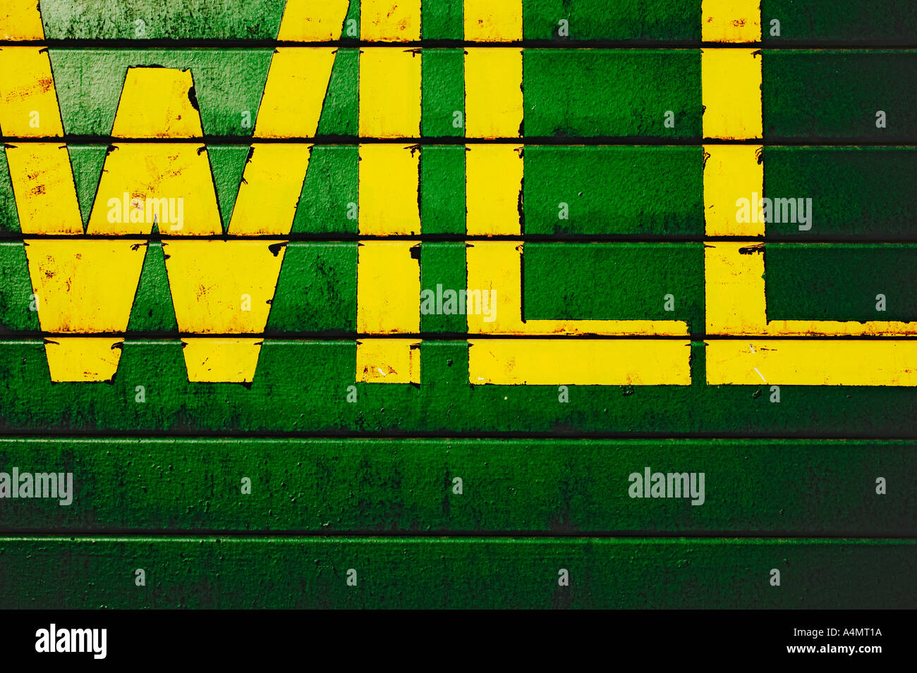 Will letters hi-res stock photography and images - Alamy