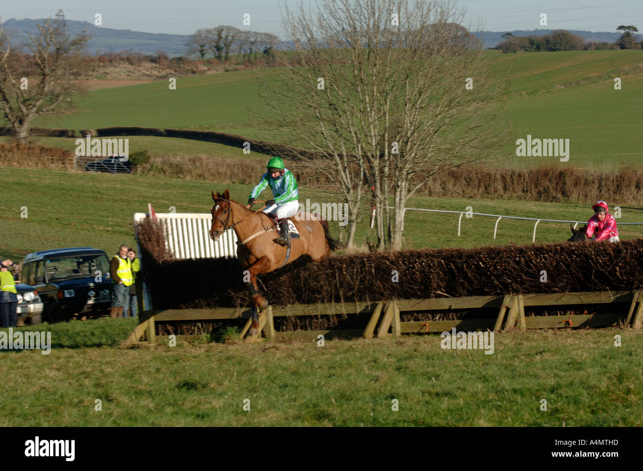 Point to point racing at Kenton Devon UK Stock Photo - Alamy