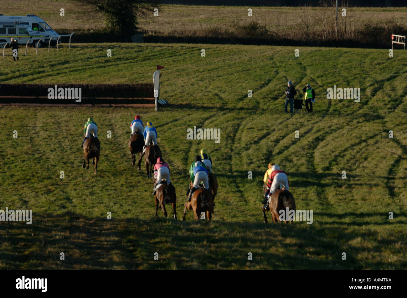 Point to point racing at Kenton Devon UK Stock Photo - Alamy