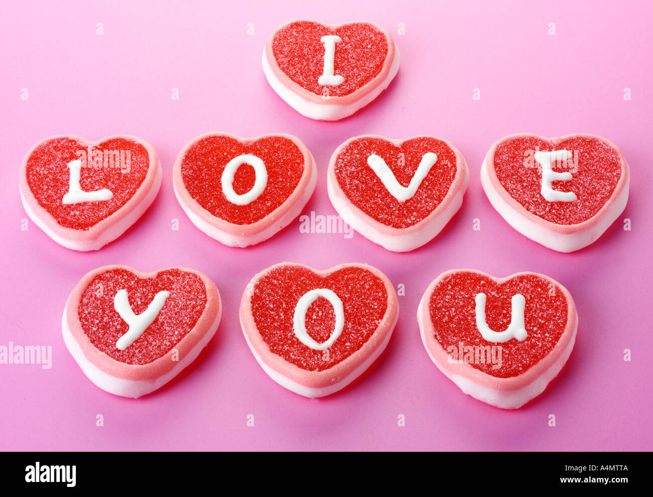 LOVE SWEETS / CANDY Stock Photo - Alamy
