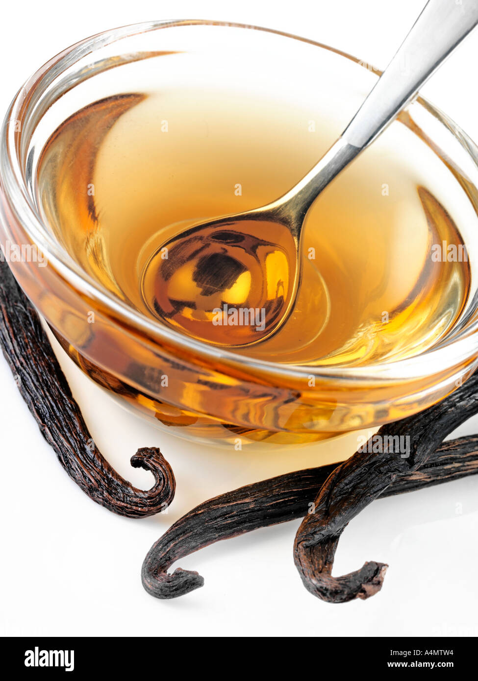 NATURAL VANILLA EXTRACT Stock Photo - Alamy