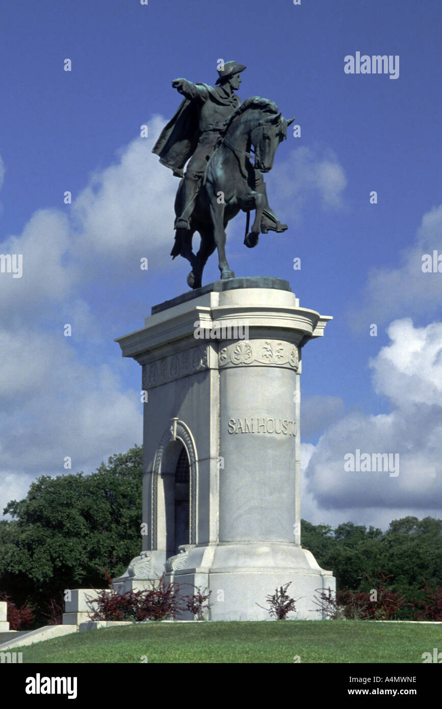Sam Houston Monument at Hermann Park, Houston, Texas, USA Stock Photo ...