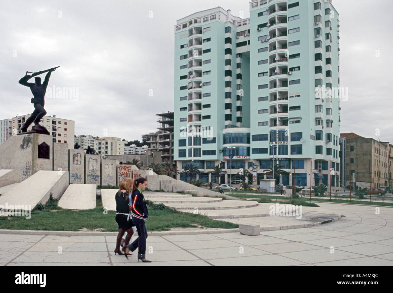 War of National Liberation monument Durresi (Durres), Albania Stock ...