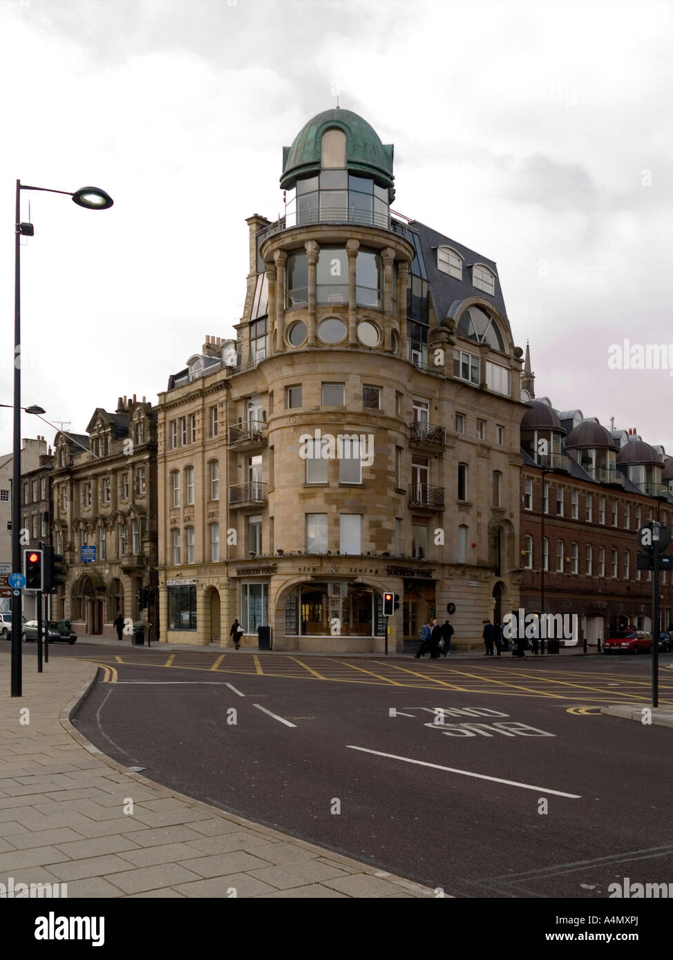 Baltic Chambers an historic building on the Newcastle quayside with ...