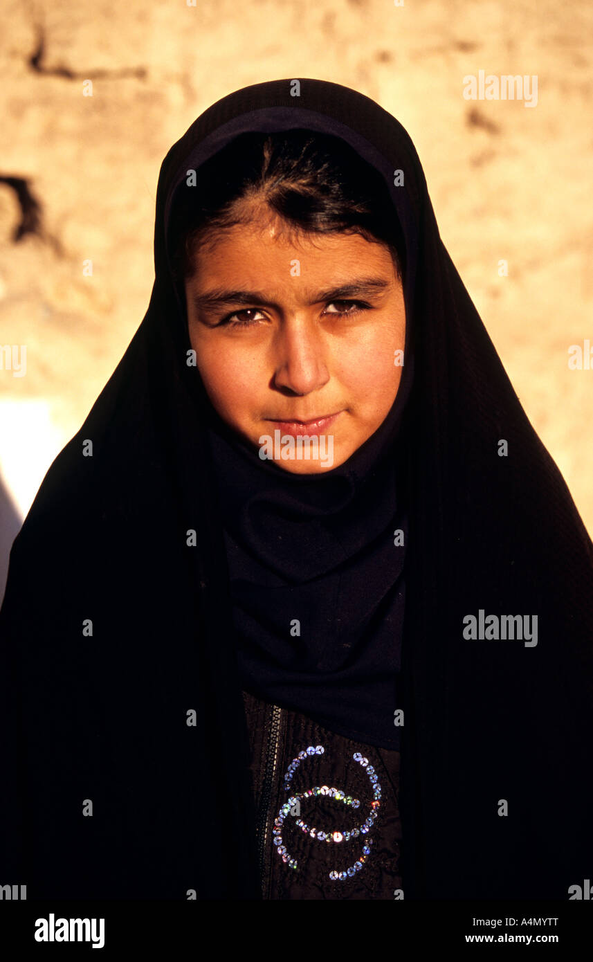 Portrait of young iranian girl wearing a chador, Iran Stock Photo - Alamy