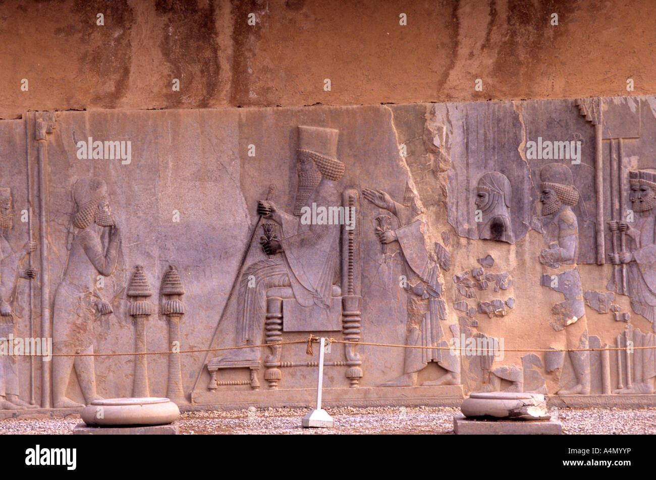 A relief of Darius I of Persia, also known as Darius the Great ...