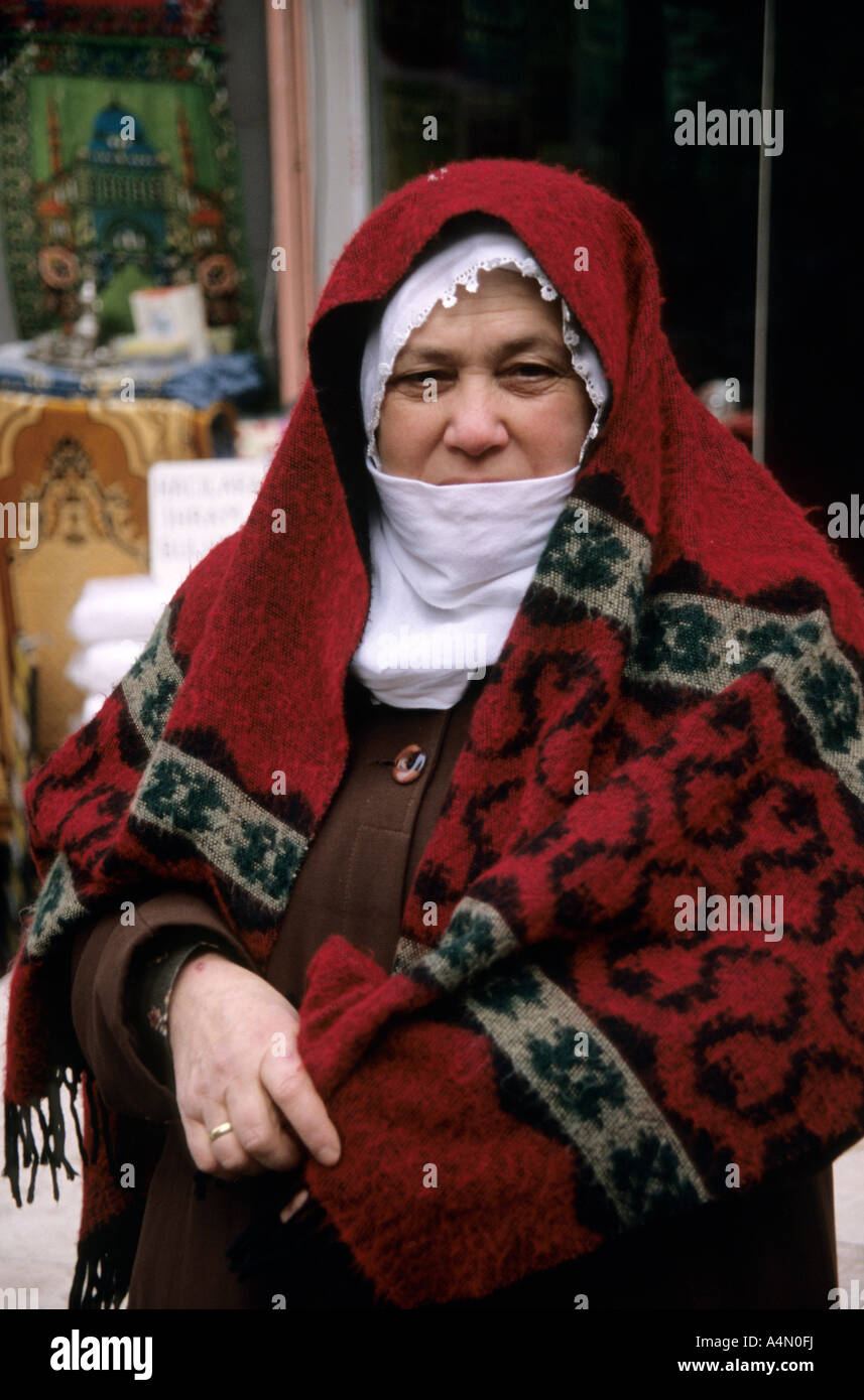 Turkish woman with traditional dress, Turkey Stock Photo - Alamy