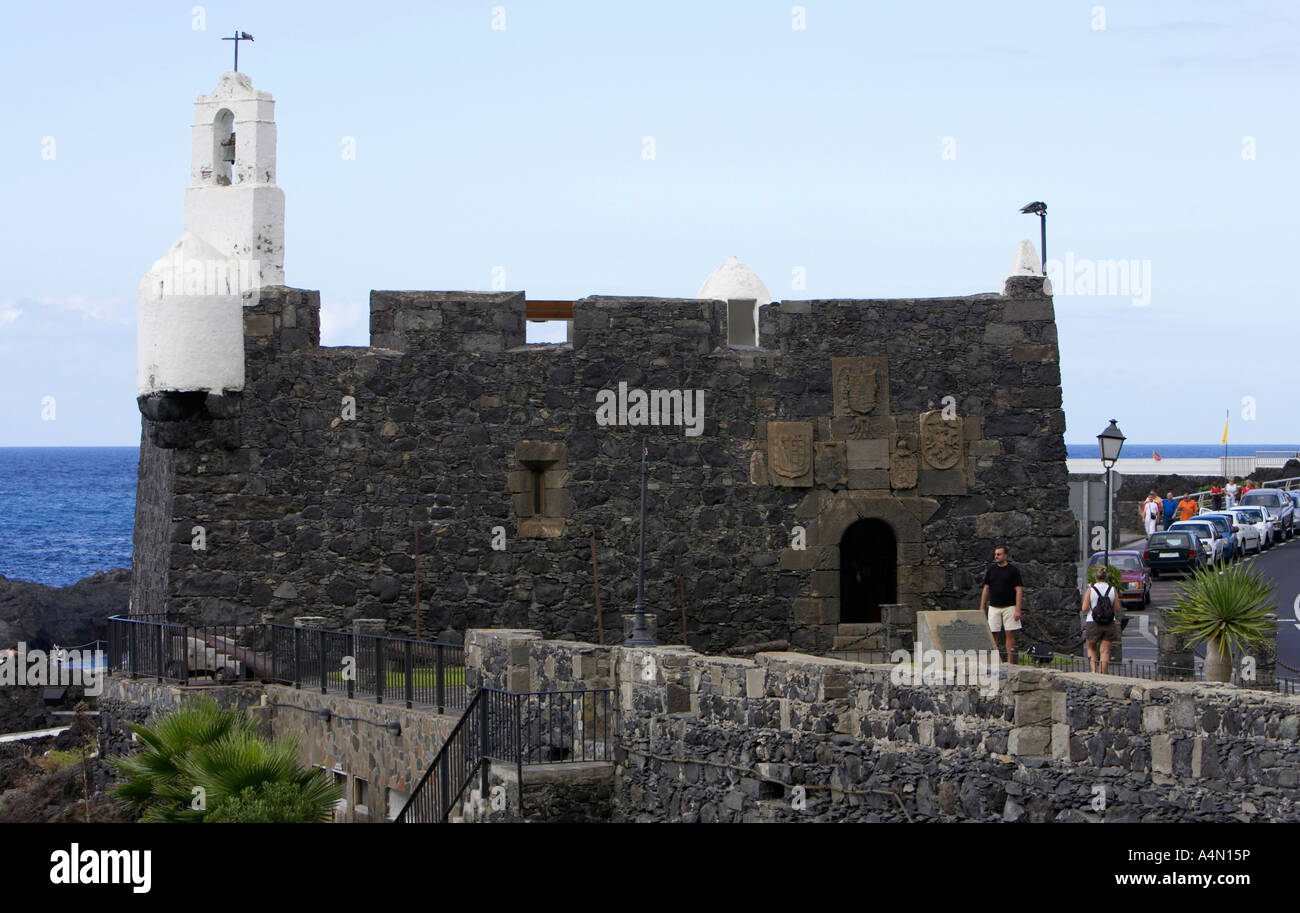 Castillo San Miguel built in 1575 in Garachico Tenerife Canary Islands ...