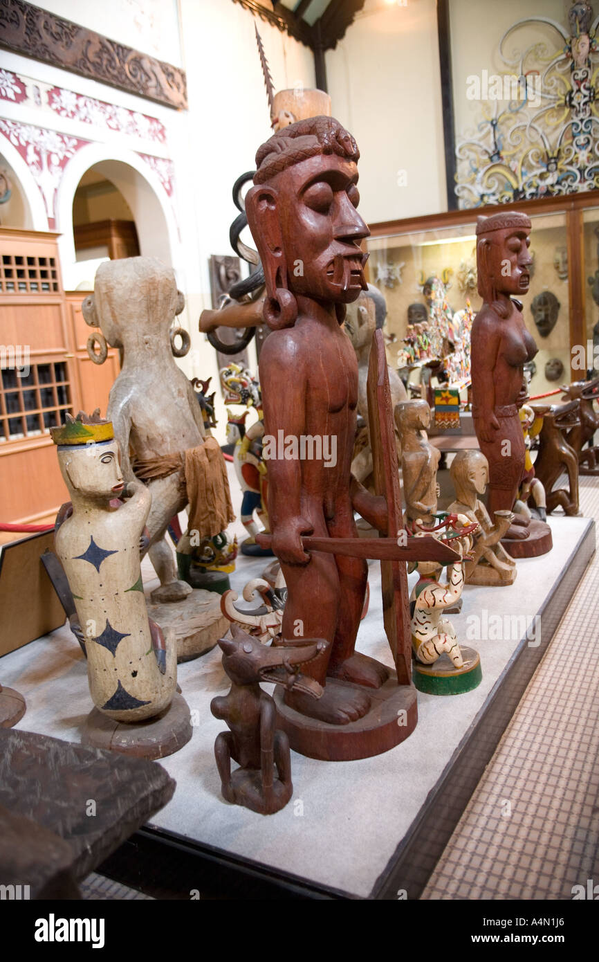 Malaysia Borneo Sarawak Crafts woodcarving figurative tribal carvings ...