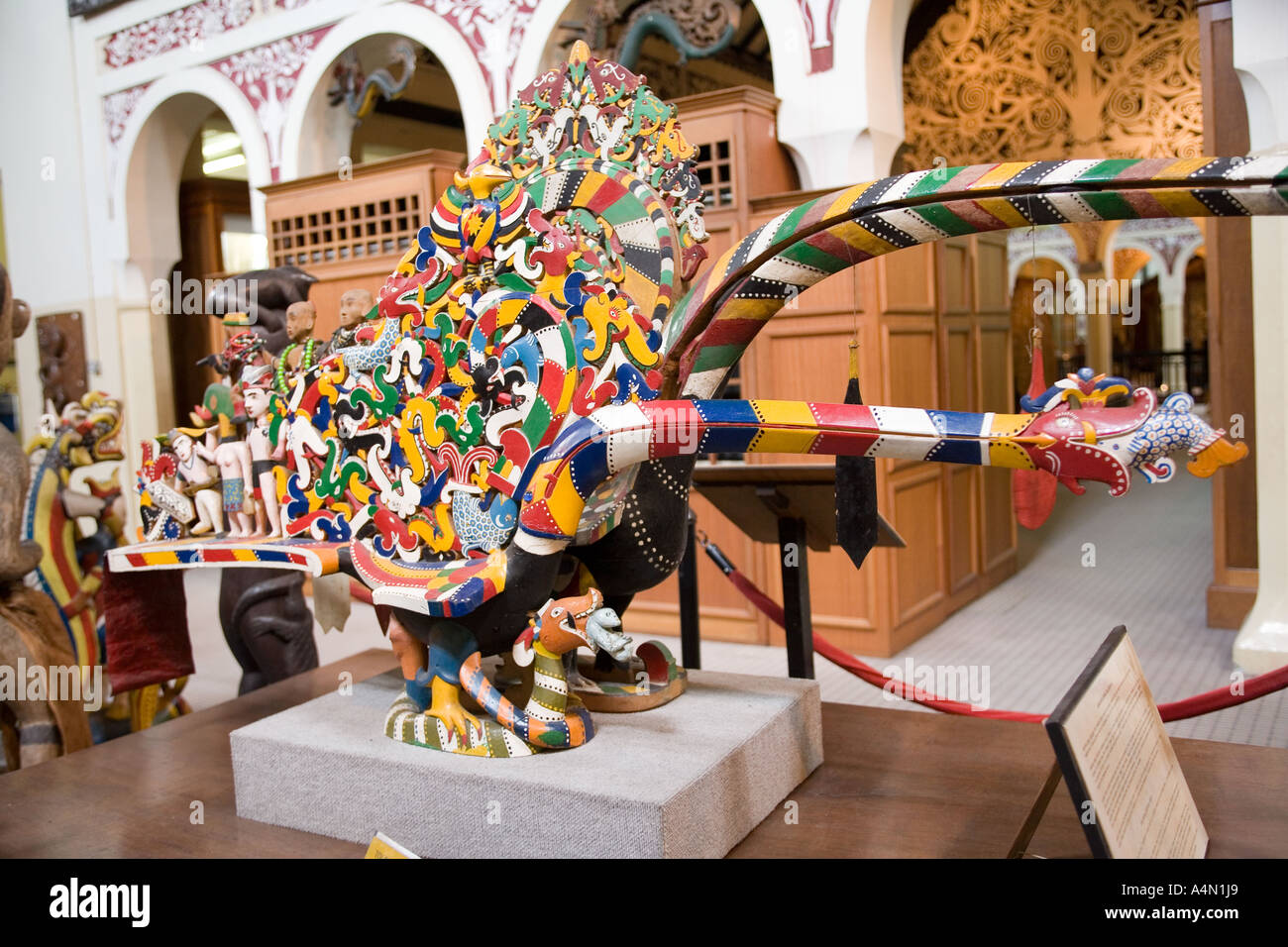 Malaysia Borneo Sarawak Crafts woodcarving Iban Gawai Kenyalang ...