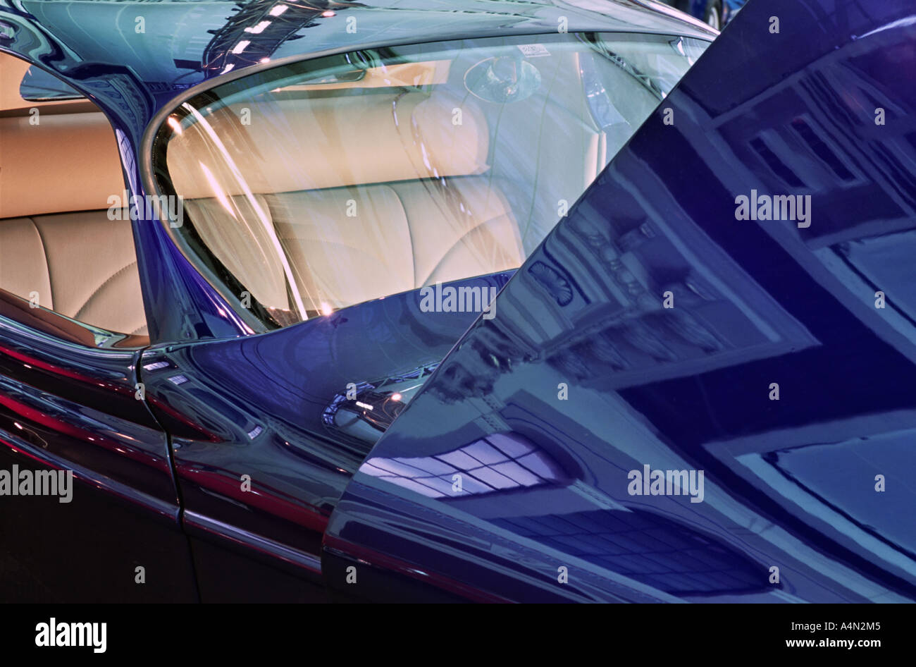 UK ENGLAND LONDON Detail of customised car Ford Coupe 1934 model ...