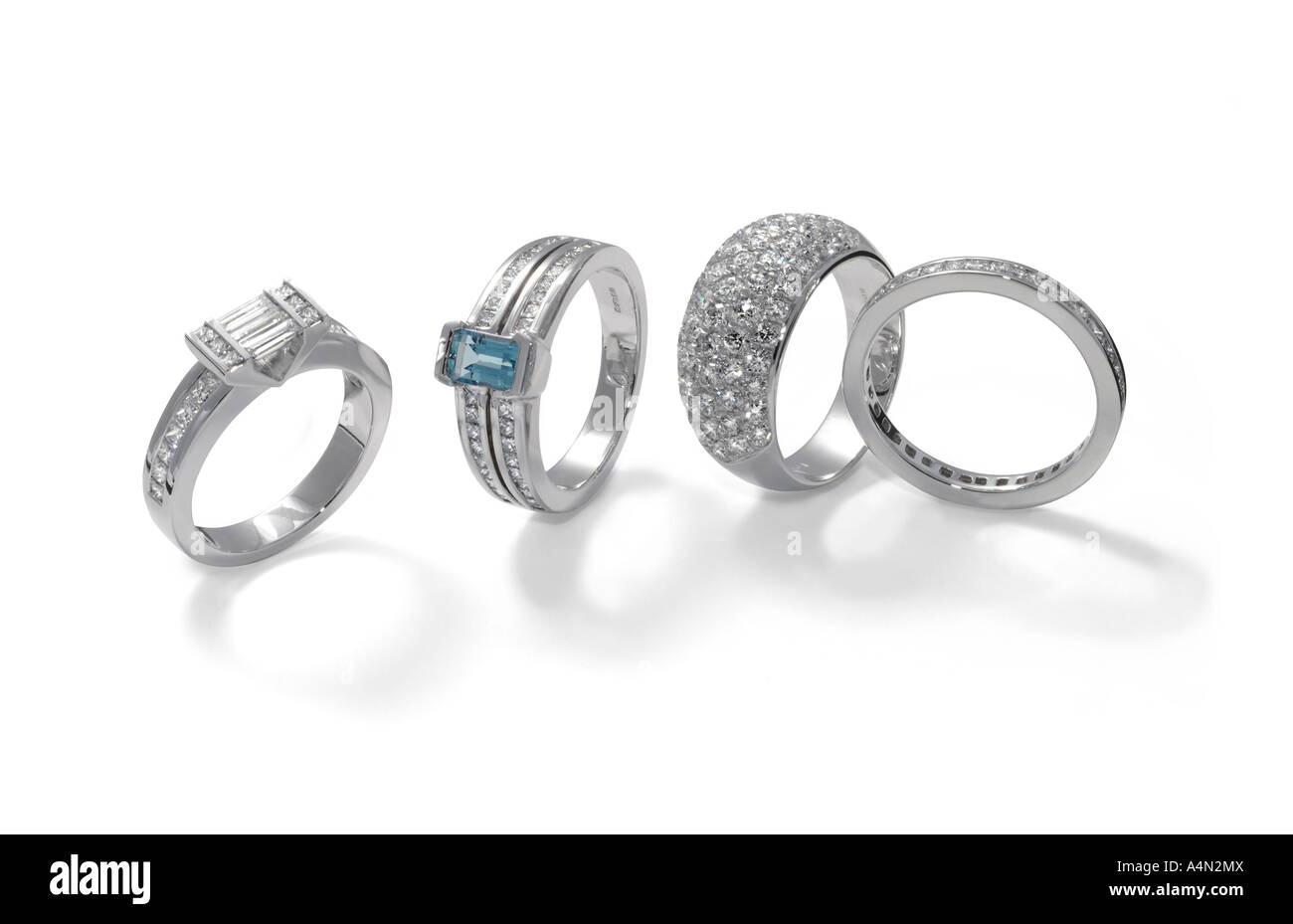 Four gold rings hi-res stock photography and images - Alamy