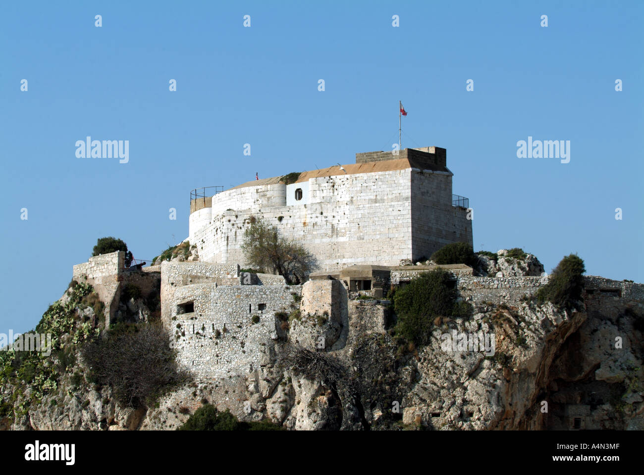fortress defence gibraltar Stock Photo - Alamy