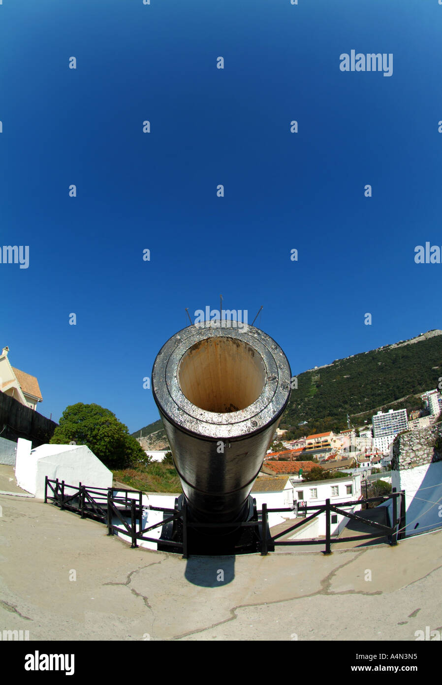 cannon gibraltar gun weapon firepower military massive big large huge ...