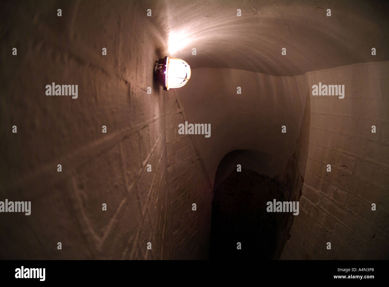 gibraltar wall inside detail tunnel Stock Photo - Alamy